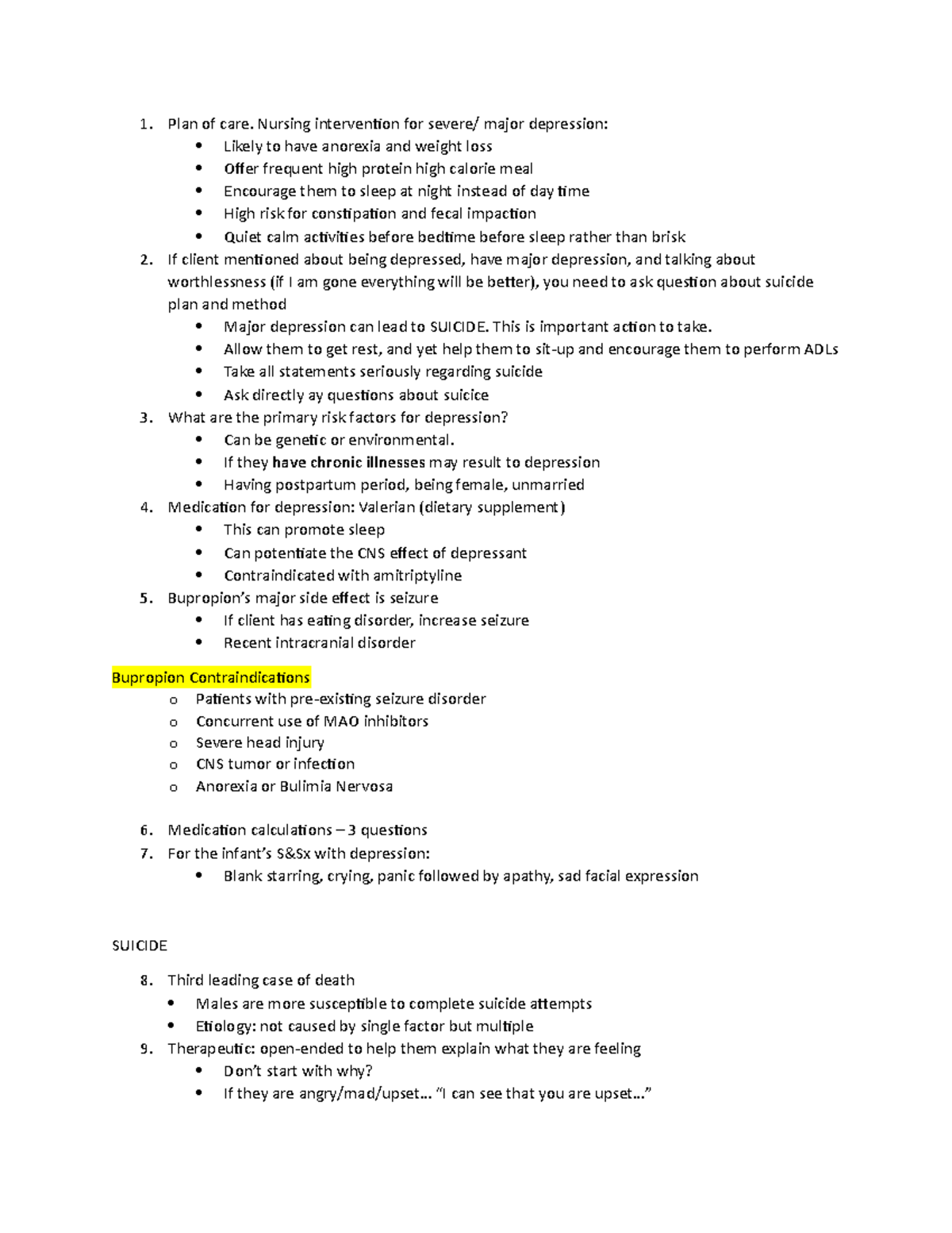 Peds review quiz 4 - Ped Q4 - 1. Plan of care. Nursing intervention for ...
