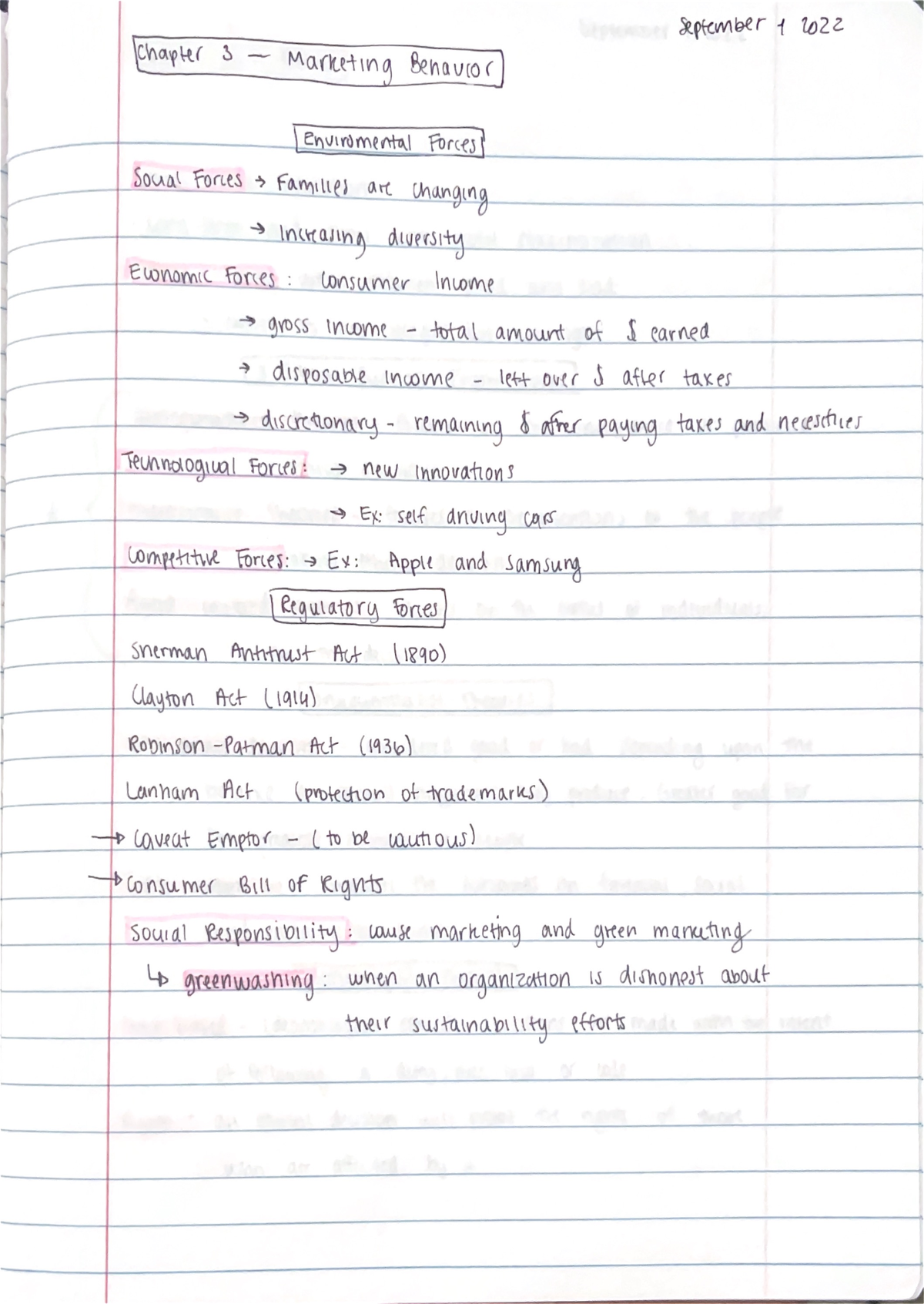 September 1st notes - 410228 - Studocu