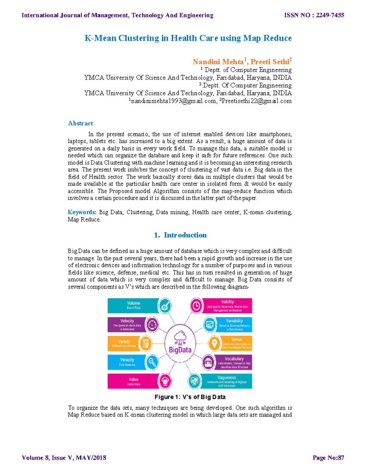 K-Means and MAP REDUCE - K-Mean Clustering in Health Care using Map ...