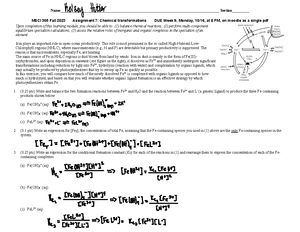 Lecture Assignment 13 - - Studocu