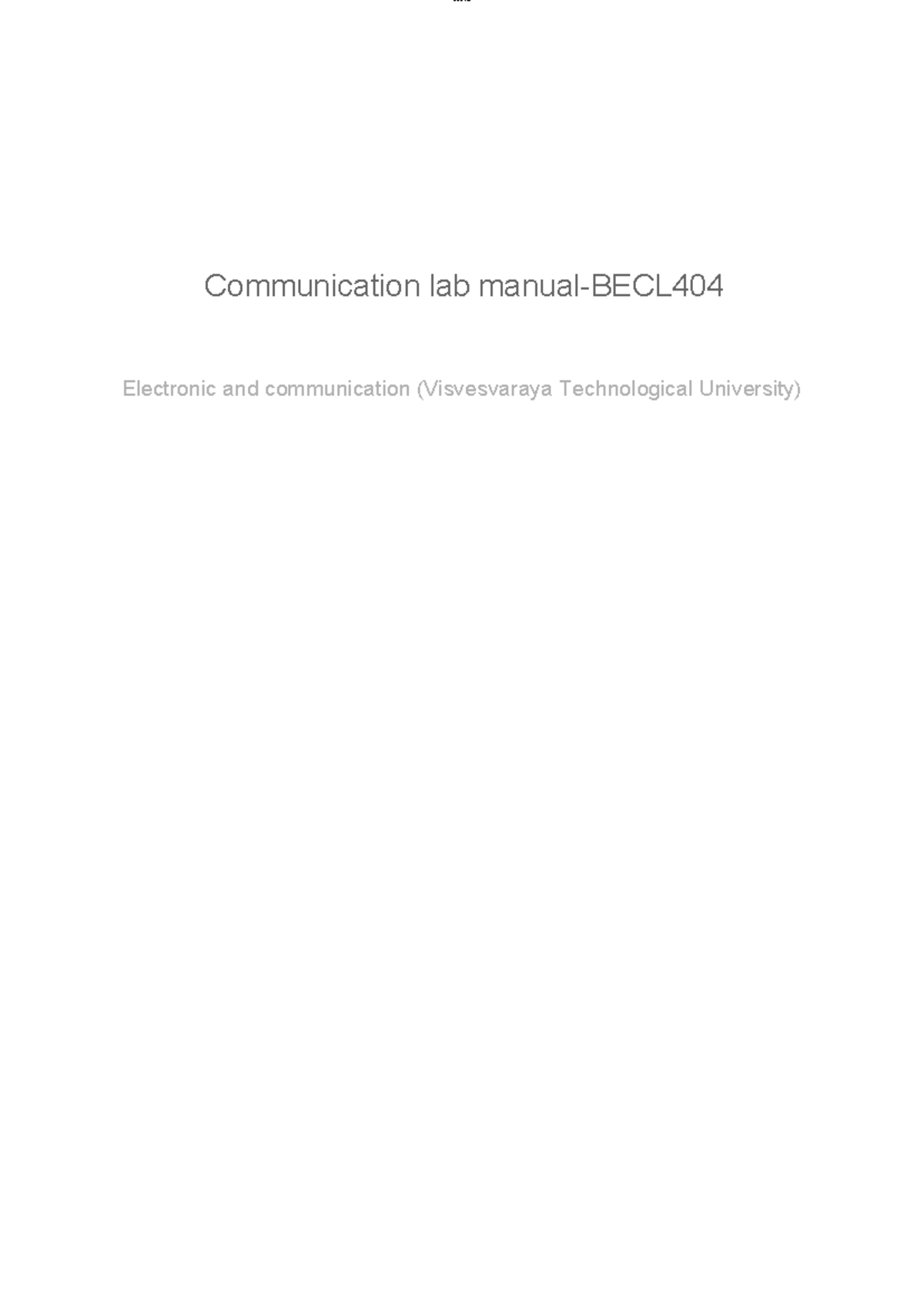 Communication-lab-manual 4thsem 2022 Rashmi - Communication lab manual ...