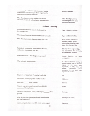 Remar Part 1 Quick Facts for NCLEX - R eMar 2019 2022 C eview Quick ...