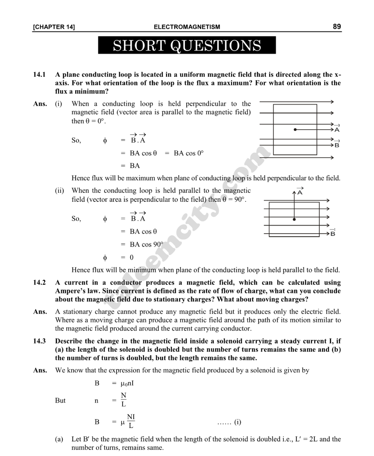 2nd Year Phy SQs Ch-13 - Practice - biology - Studocu