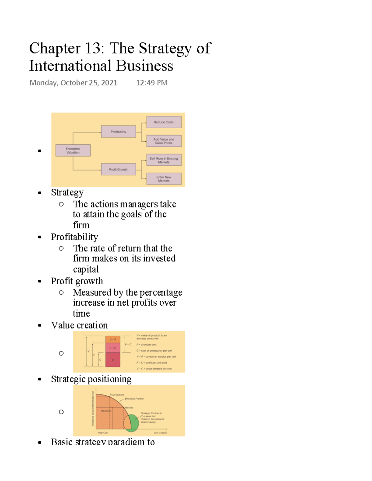 Chapter 13 The Strategy of International Business - " Strategy The ...