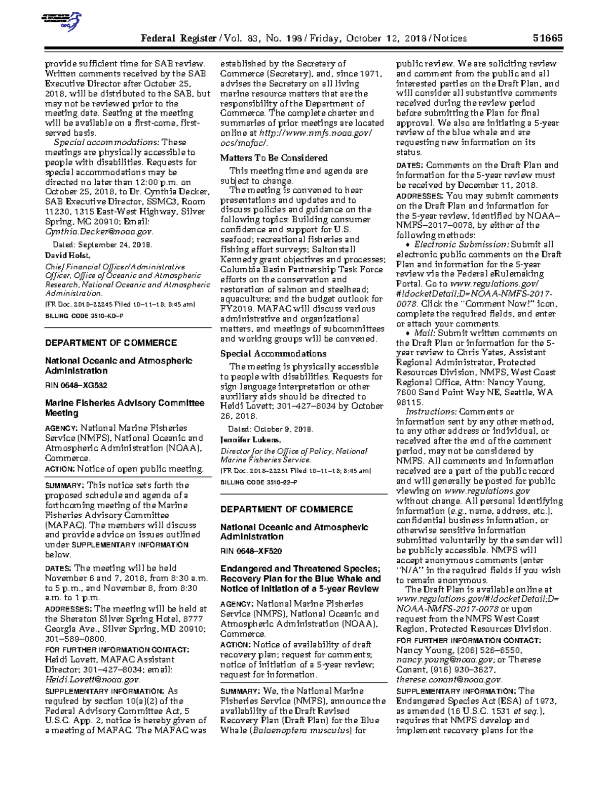 2018-22218 - worksheet - Federal Register / Vol. 83, No. 198 / Friday ...