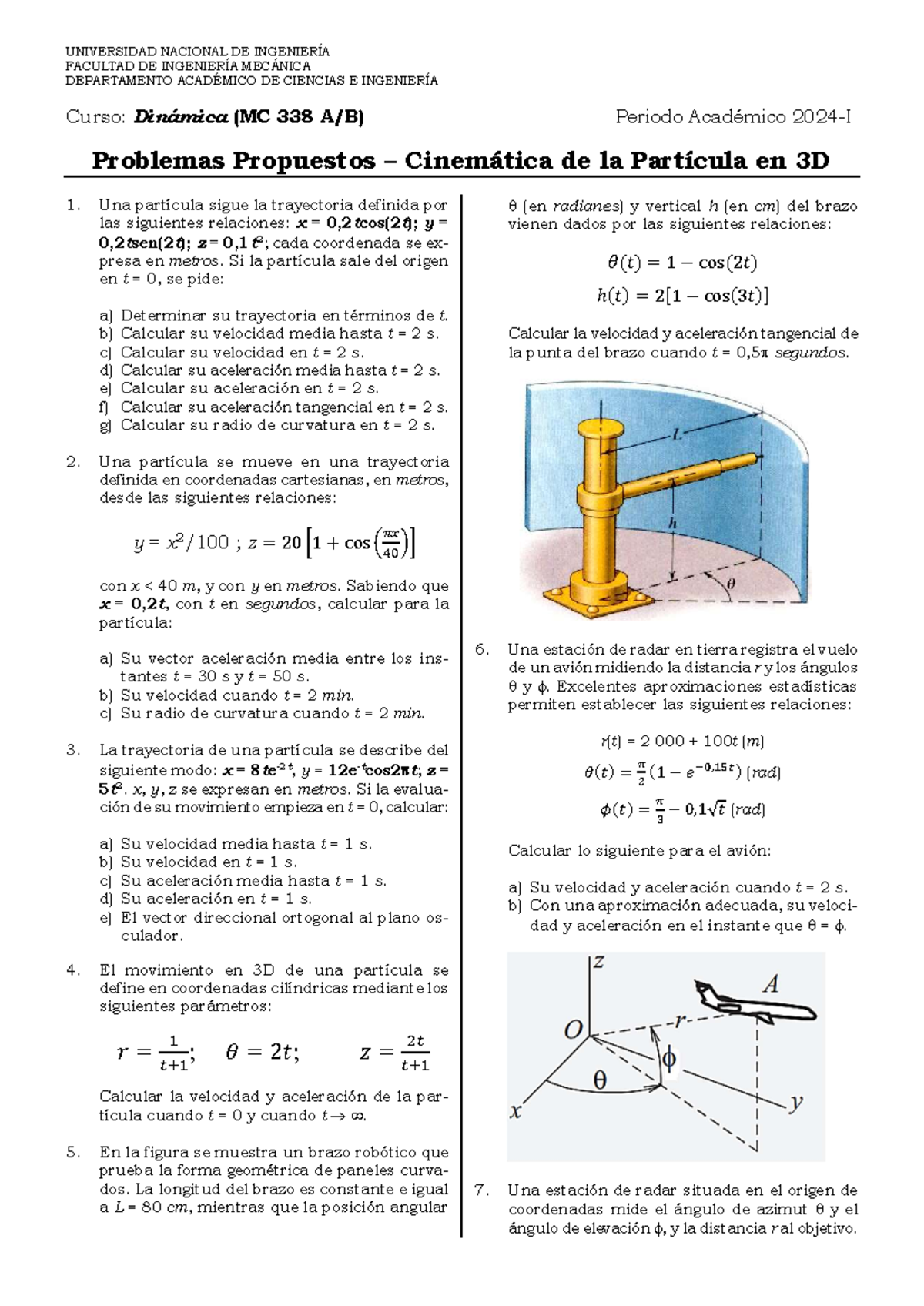 PD1 - MC 338 - UNIVERSIDAD NACIONAL DE INGENIERÍA FACULTAD DE ...