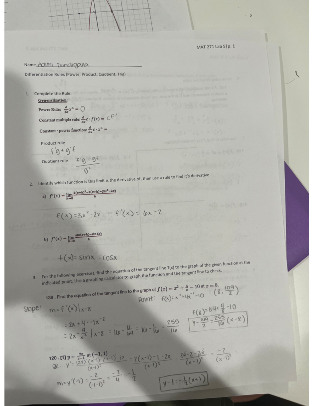 Calc Lab 5 - idk - Studocu