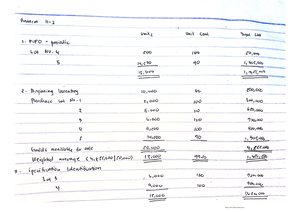 Inventory Sample Problems and Theories - Problems on Inventory 1. On ...