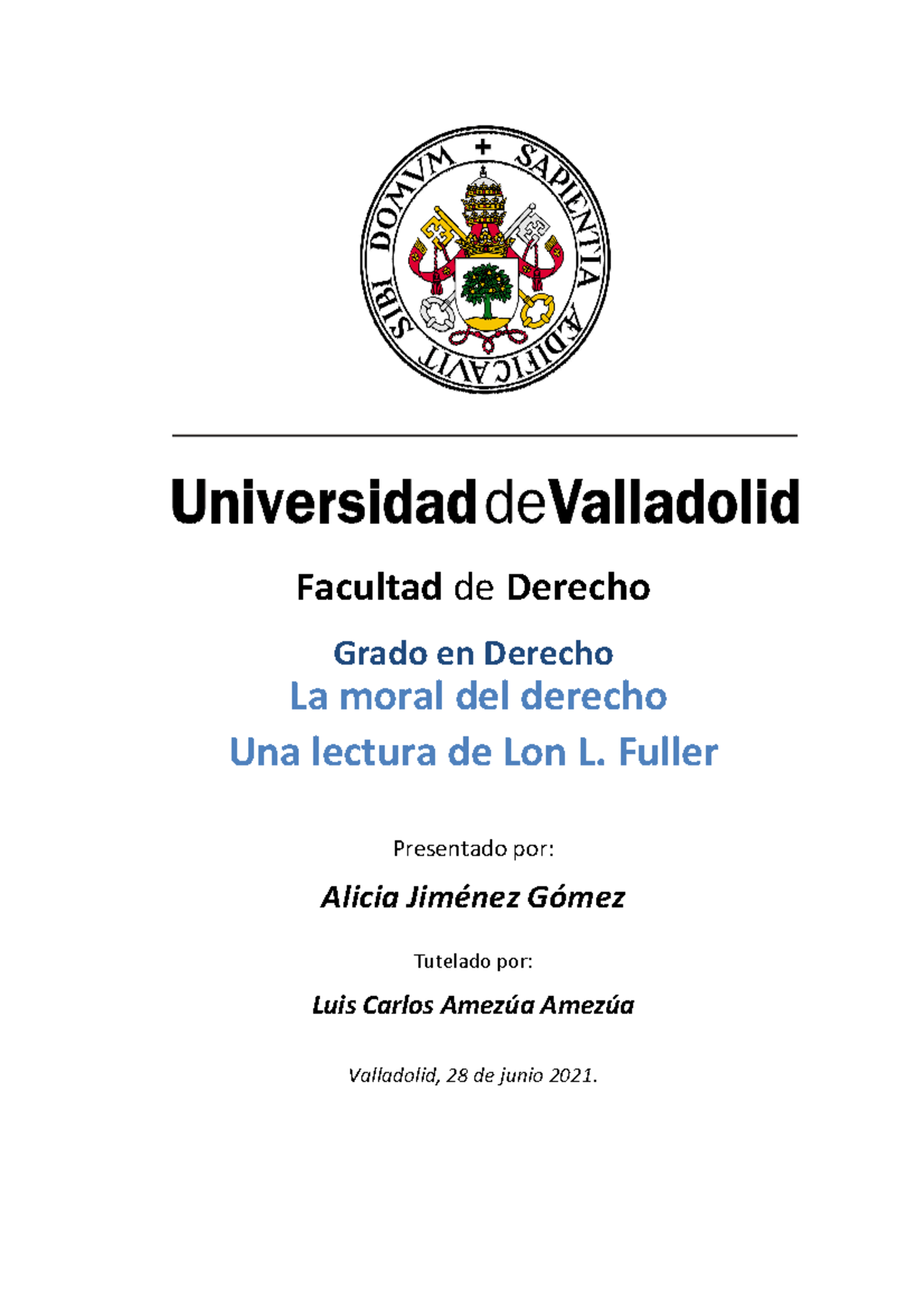 TFG-D 01316 - Resumen Derecho, moral y política - Facultad de Derecho ...