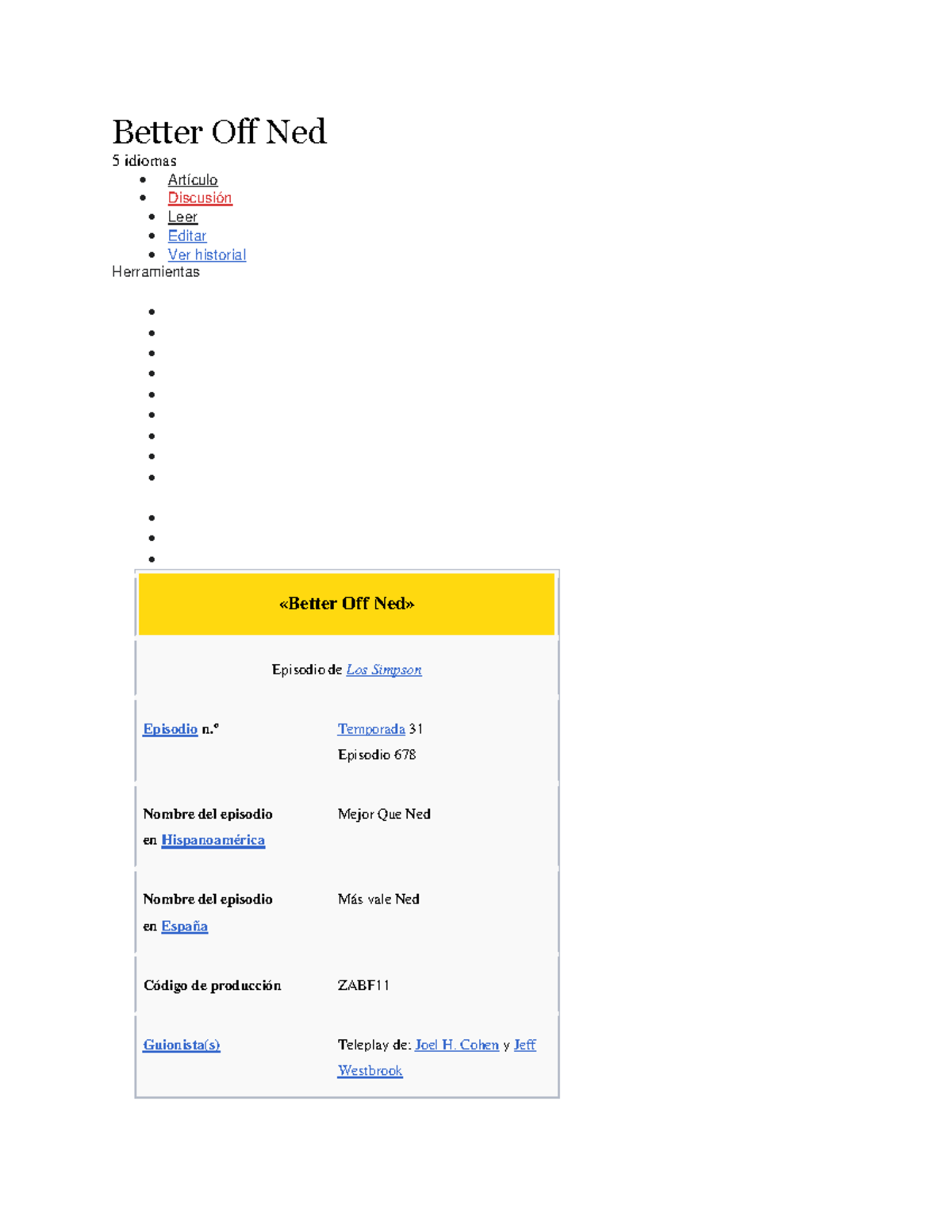 Better Off Ned - Apuntes para entender mejor los contenidos - Better ...