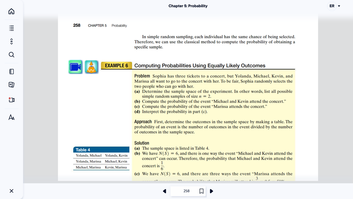 Mpage 258 - Page 258 - MATH 235 - 258 Chapter 5: Probability ER - Studocu