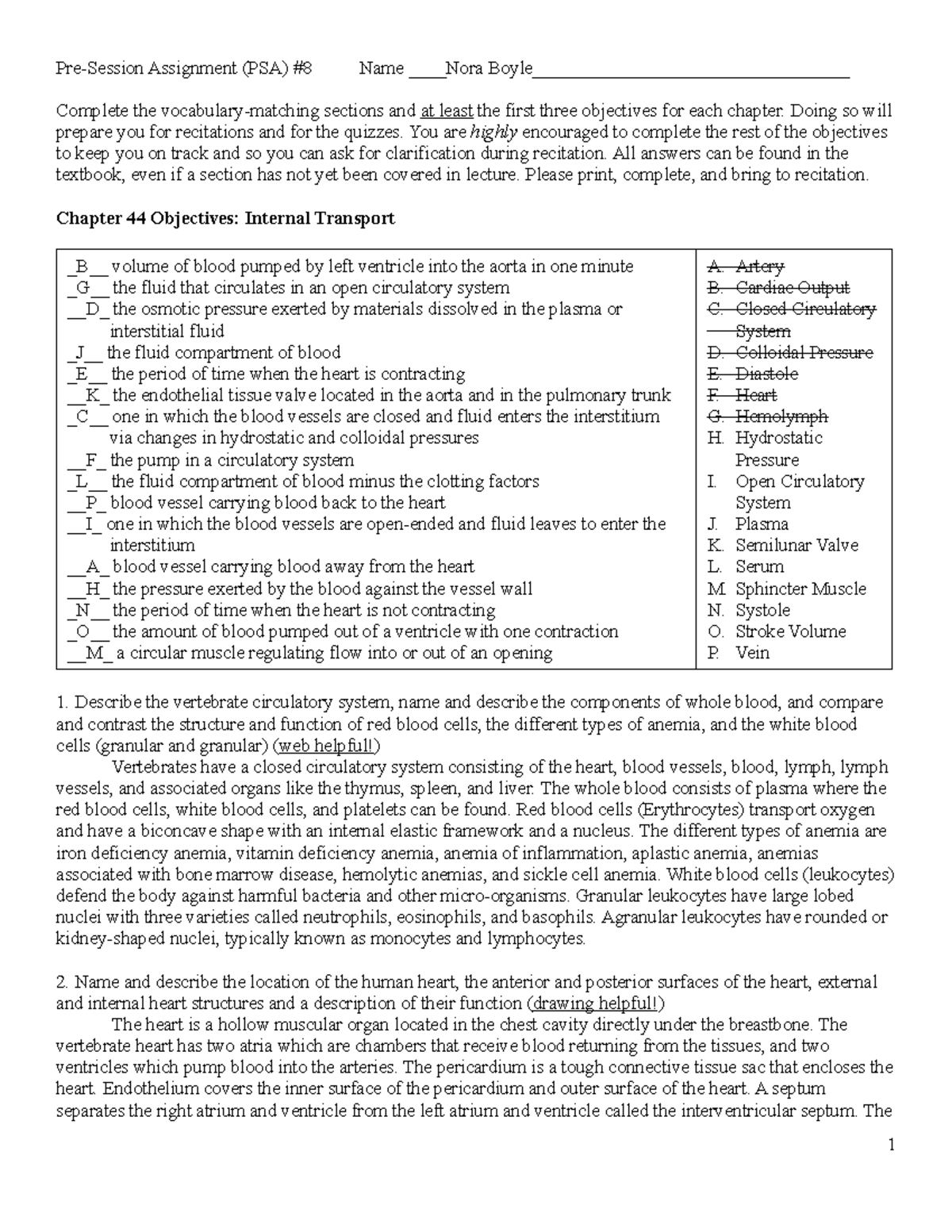 PSA 8 assignment 2019 - Pre-Session Assignment (PSA) #8 Name Nora - Studocu