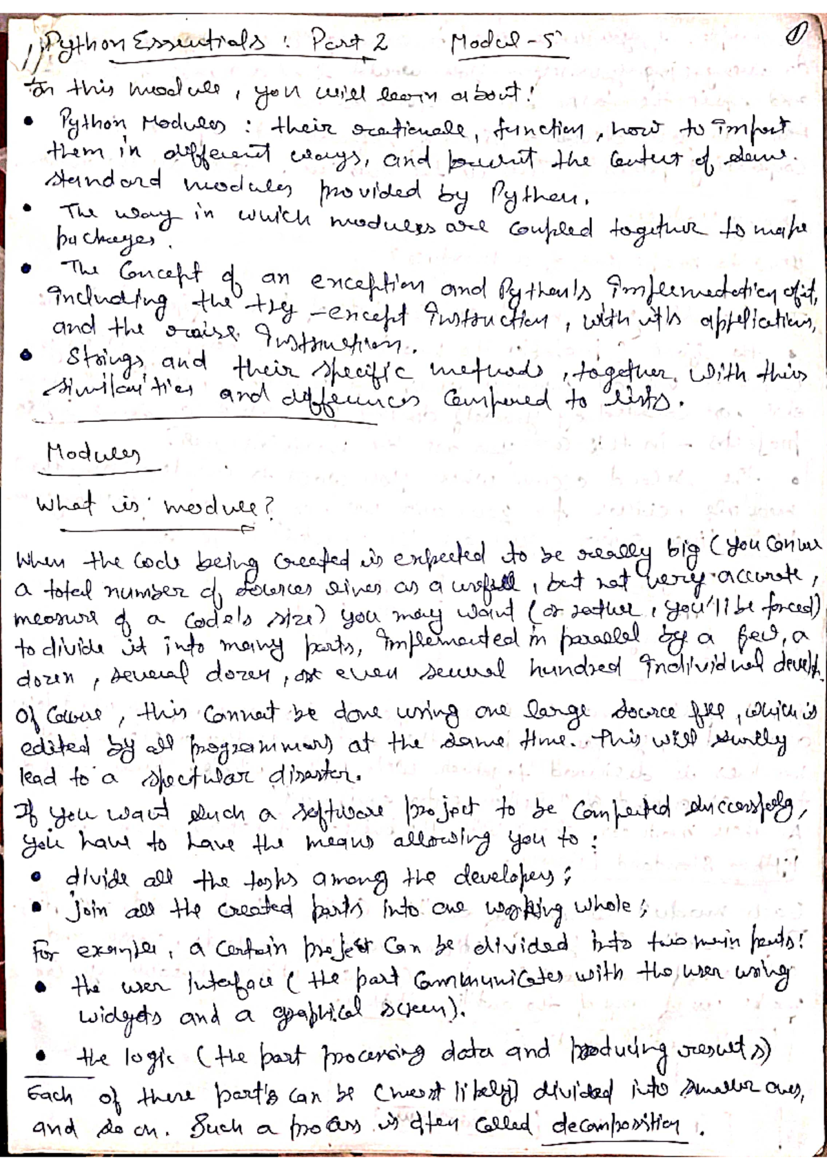 Python Module-5A - Python Essentials Part Modul 5 ton this mod you will ...