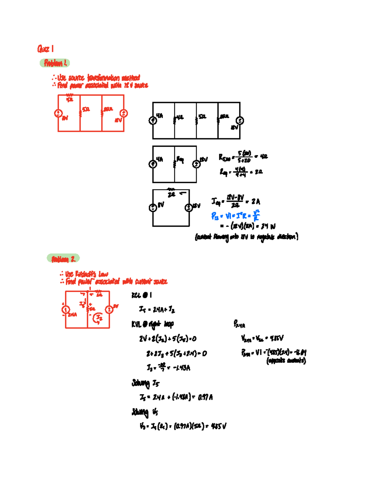 ENGR 210 Final Review Units 1 - 12 - Problem i ...
