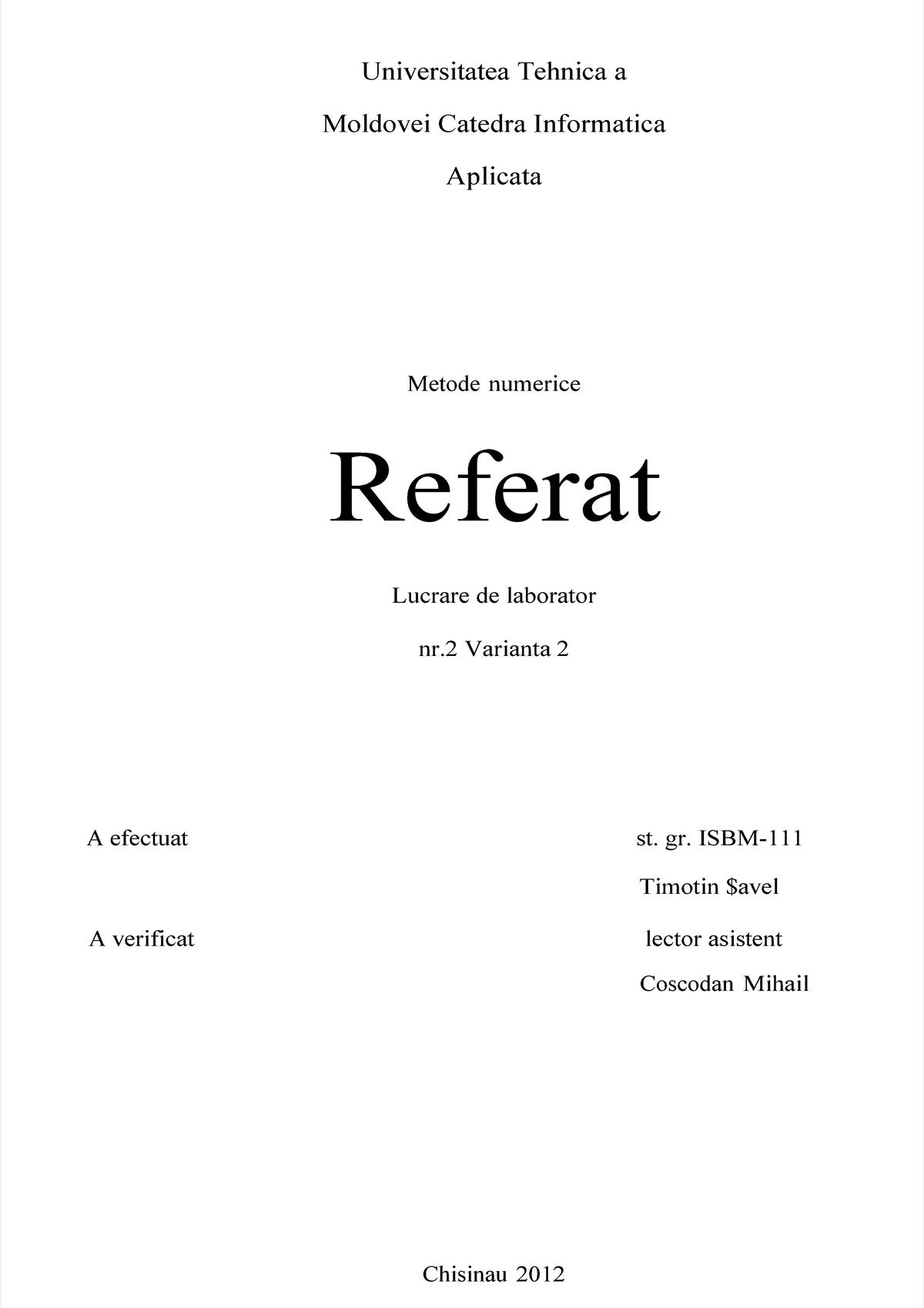 Pdf lab mn 2 - KJBK - Universitatea Tehnica a Moldovei Catedra Informatica Aplicata Metode ...