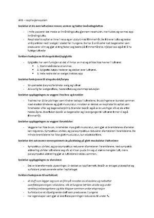 3 - noe notater fra forelesning om sirkulasjonssystemet. med noe fra boka - Sirkulasjonssystemet ...