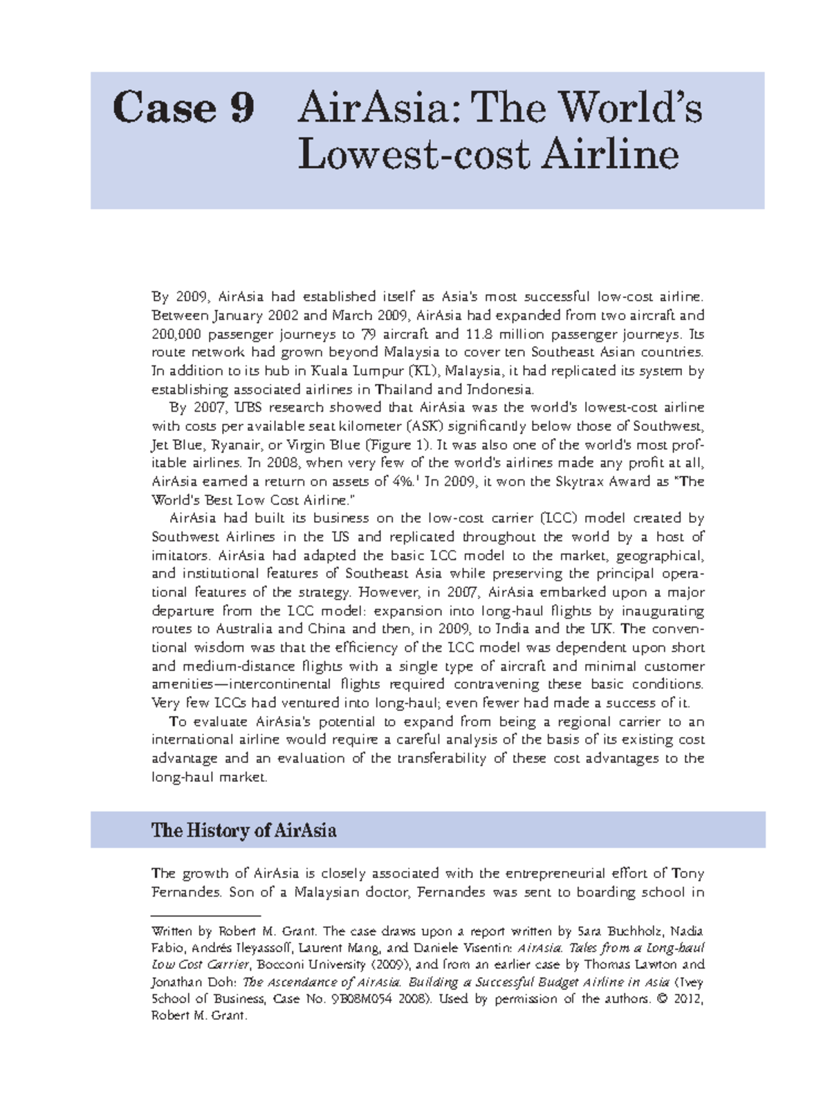 Air Asia Case Study - caso practico - By 2009, AirAsia had established ...