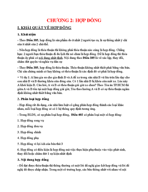 NHÓM 7 TM46A1 BÀI THẢO LUẬN HỢP ĐỒNG VÀ BỒI THƯỜNG THIỆT HẠI Ngoài HỢP ...