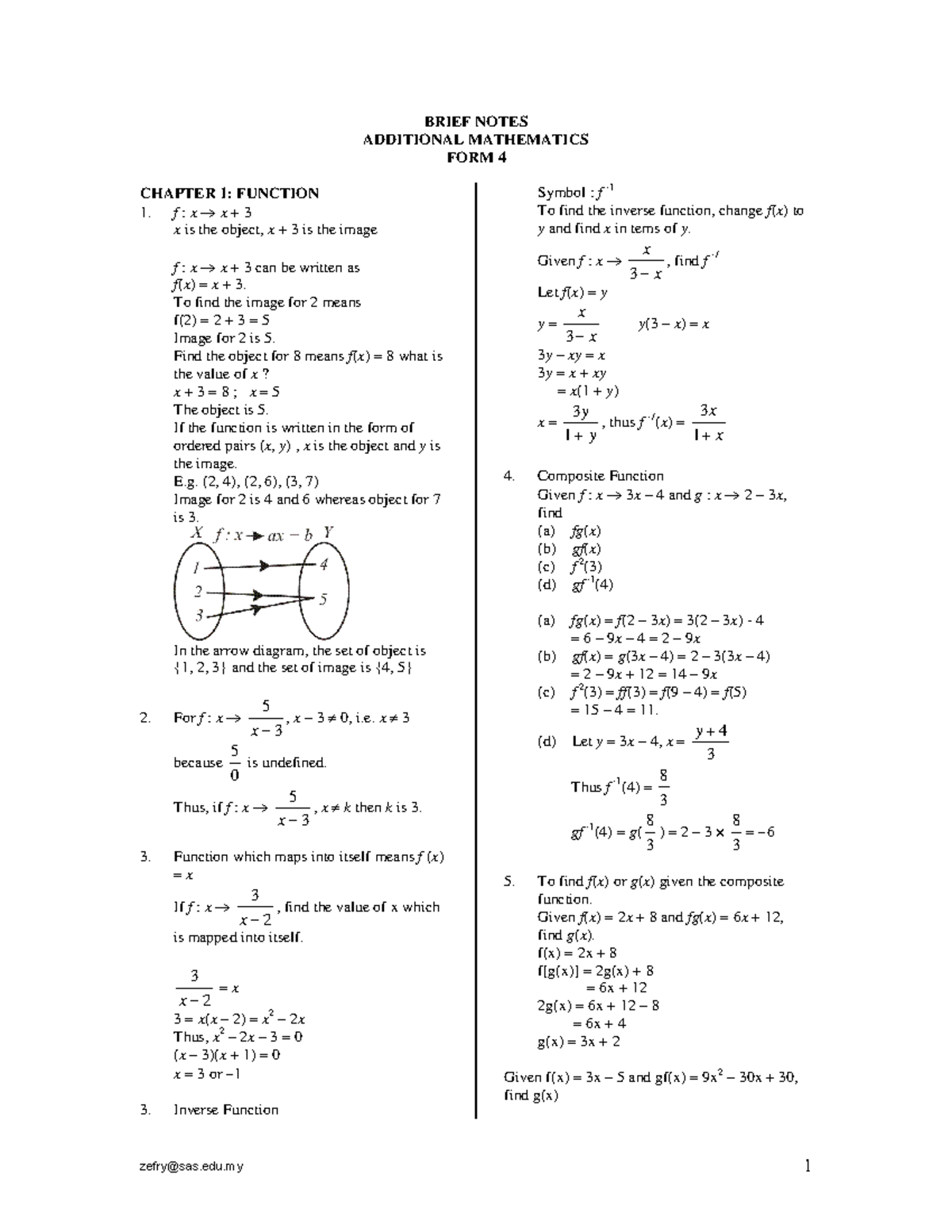 Form 4 add maths note - GOOD FOR YOU - BRIEF NOTES ADDITIONAL ...