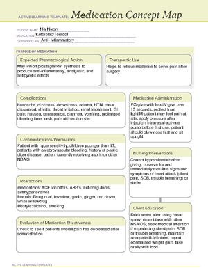 Metronidazole - ACTIVE LEARNING TEMPLATES STUDENT NAME - Studocu