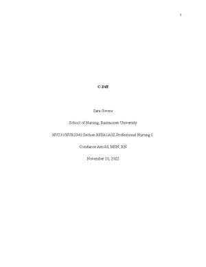 PN1 test 3 q.a.r - pn1 test 3 - Identify the appropriate intervention(s ...