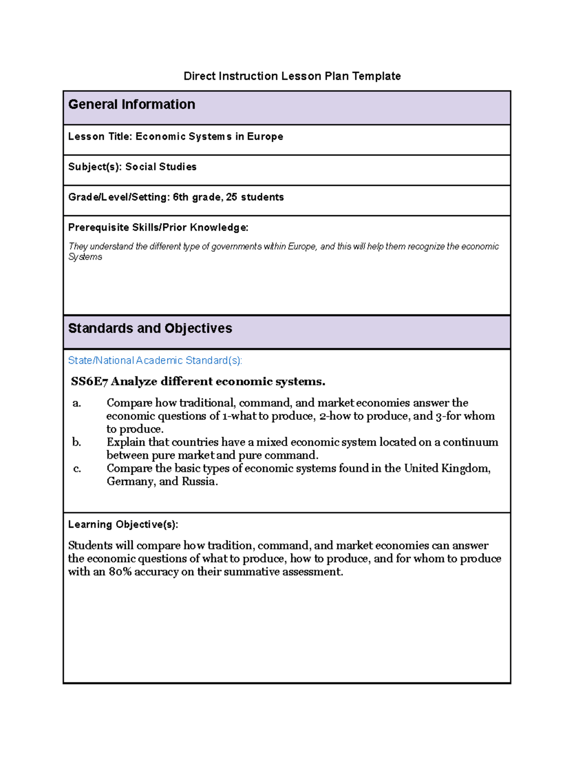 DGM2 Task 2-2 - LESSON PLAN - Direct Instruction Lesson Plan Template ...