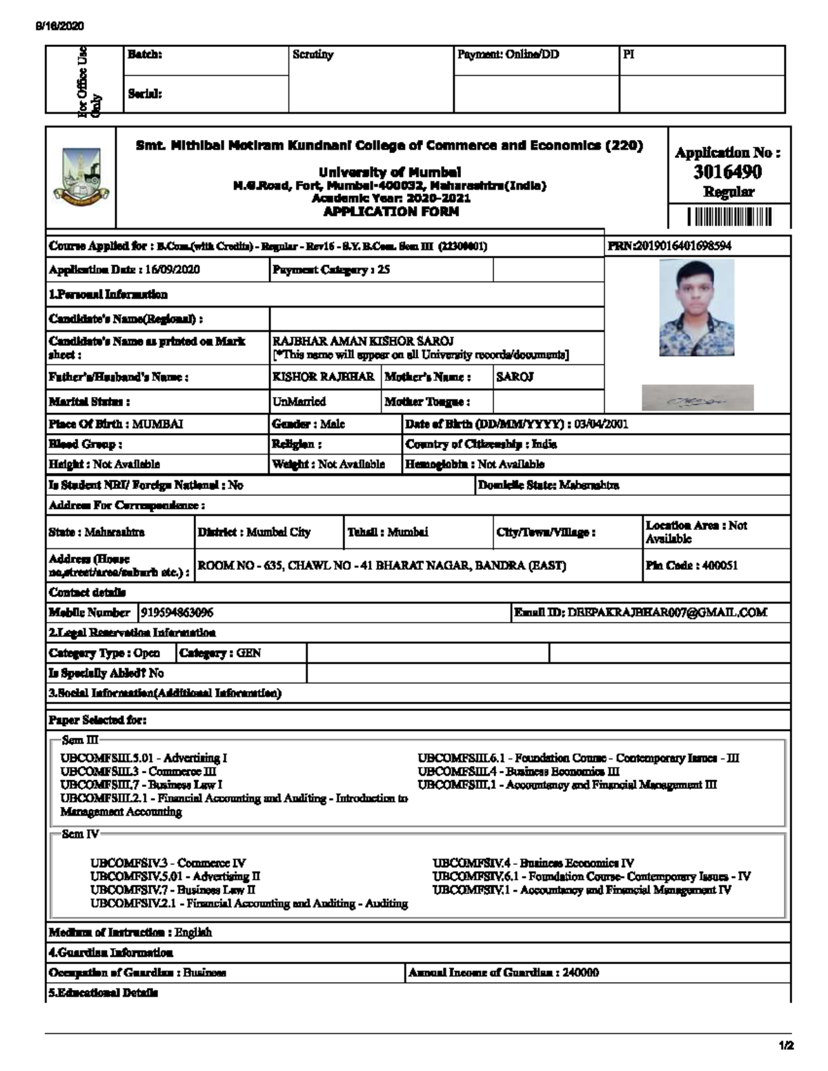 Aman - Bcom - Studocu