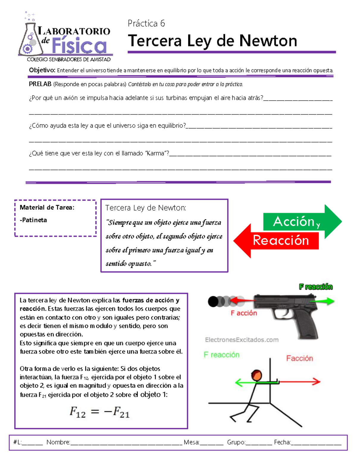 F-06+Tercera+Ley+de+Newton - Objetivo: Entender el universo tiende a ...