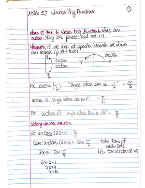 Class Notes on Limits - MATH-2413 - Studocu