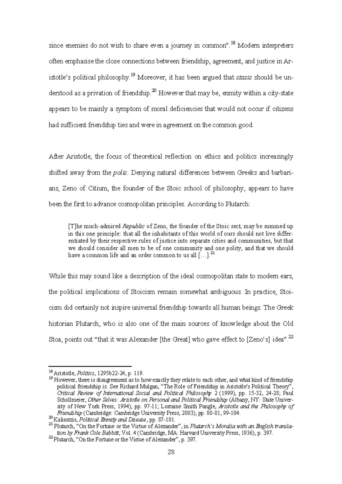 THE Concept OF Enmity IN THE Political 8 - since enemies do not wish to ...