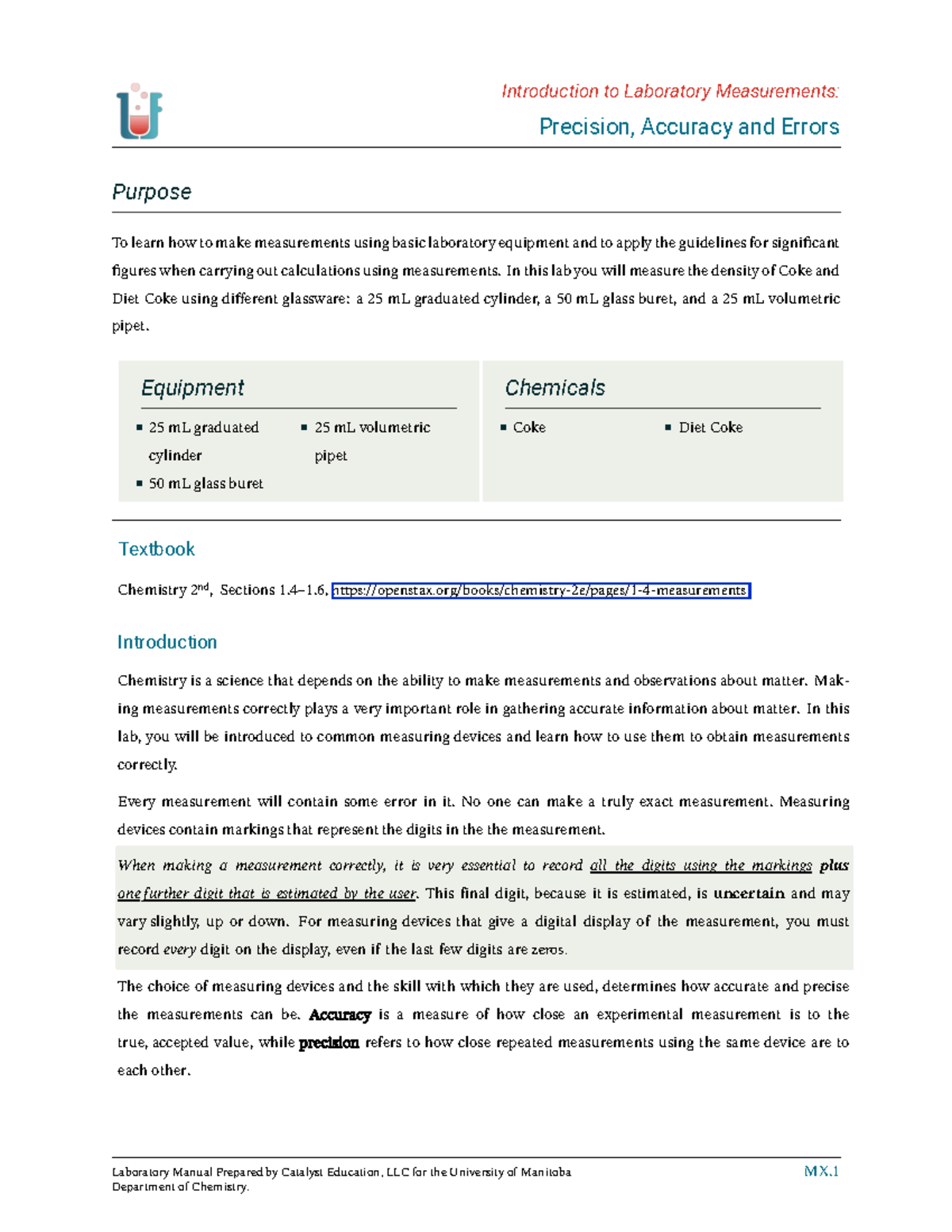 Lab1 - lab background knowledge - Introduction to Laboratory ...