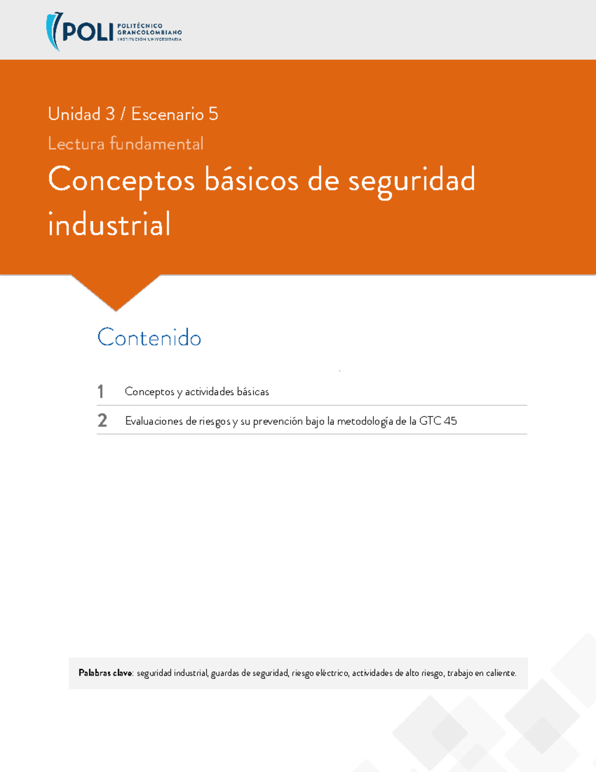 Lectura fundamental 5 - todo sobre esto - Palabras clave: seguridad ...