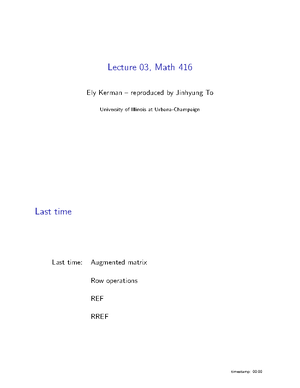 416-16fex1-solutions - MATH 416 EXAM 1 NAME: UIN: INSTRUCTIONS: Do all ...