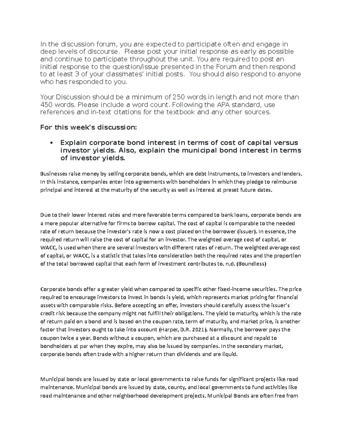 Unit 4 discussion - Laying the Foundation for Performance Management ...