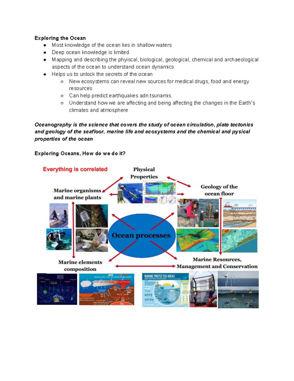 The Coastal Environment - Exploring the Ocean Most knowledge of the ...