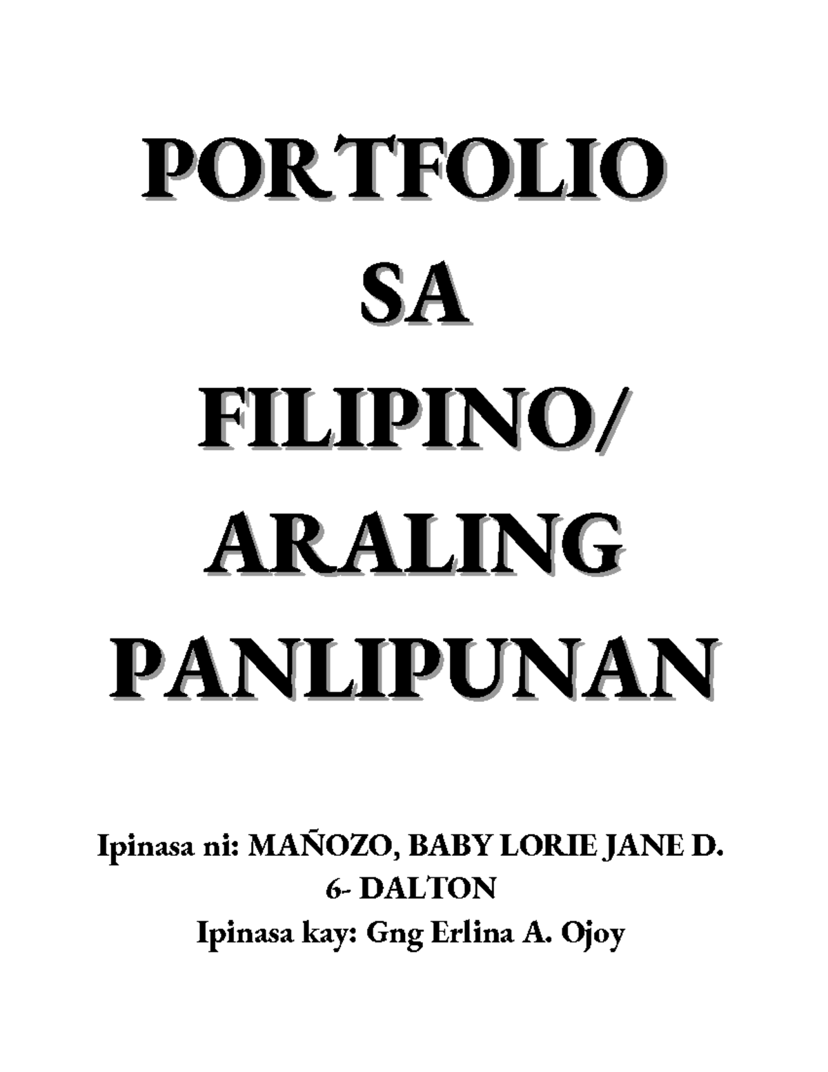 Loyda - ggtsyhghyduftgyuu - Physical Education - PORTFOLIOPORTFOLIO SA ...