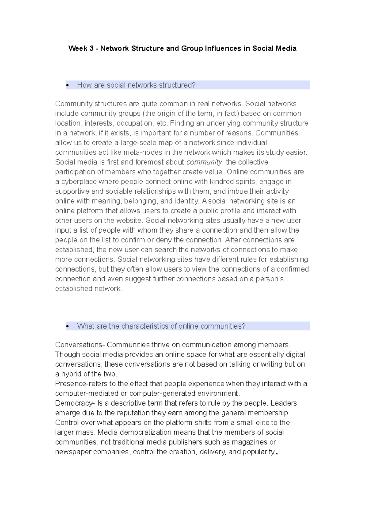 Network Structure and Group Influences in Social Media - Social ...