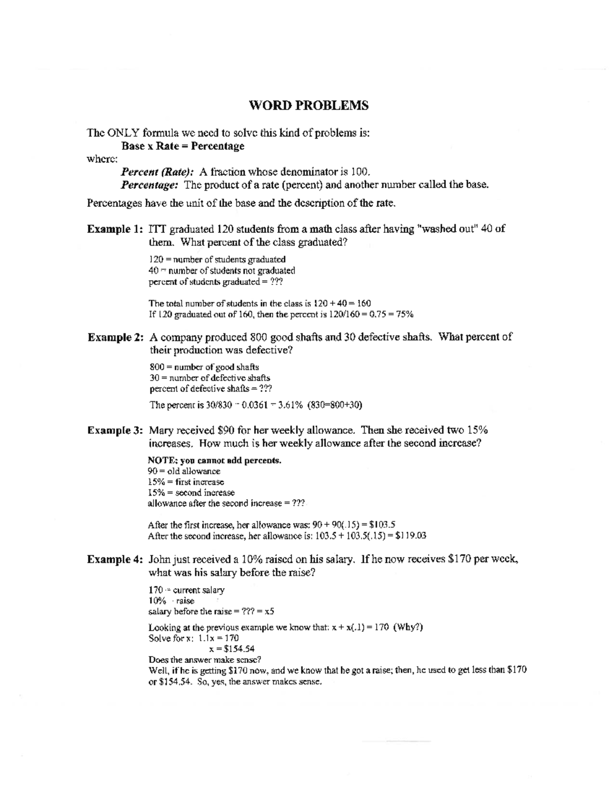 Lwtech learning lab math word problems 2 - Business management - Studocu