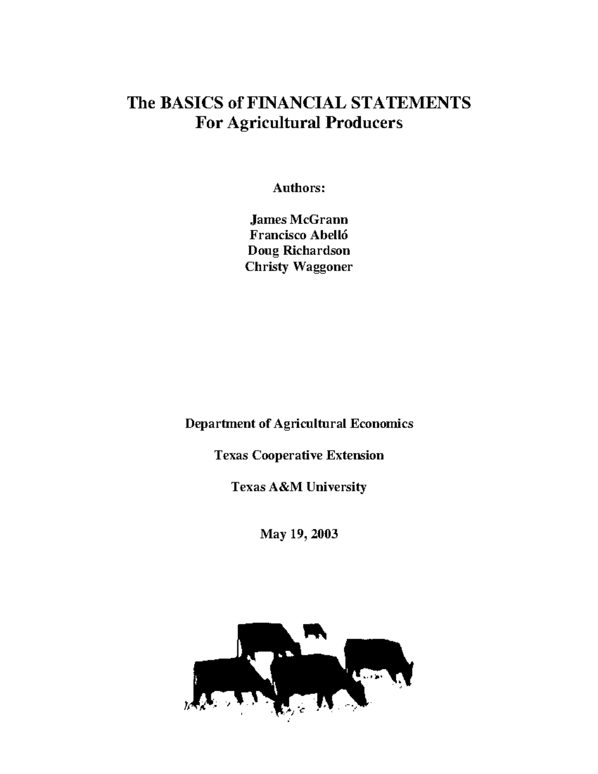 The Basics of Financial Statements - The BASICS of FINANCIAL STATEMENTS ...