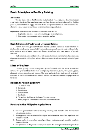 Branches of Fishery - notes - Branches of Fishery Objectives: At the ...