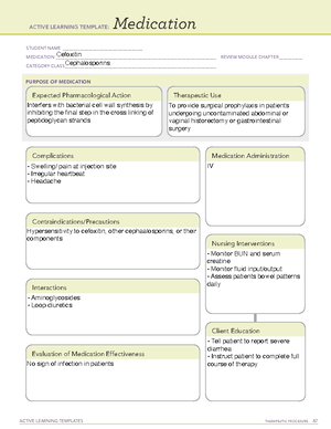 Ampicillin principen - DRUG TEMPLATES - ACTIVE LEARNING TEMPLATES ...