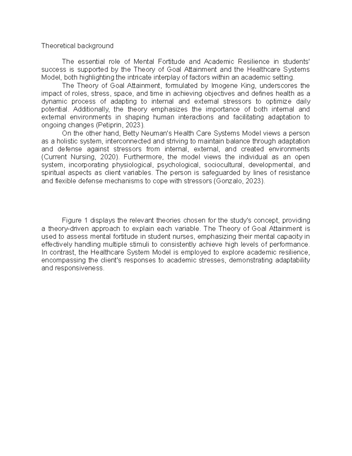 Theoretical-Background - Theoretical background The essential role of ...