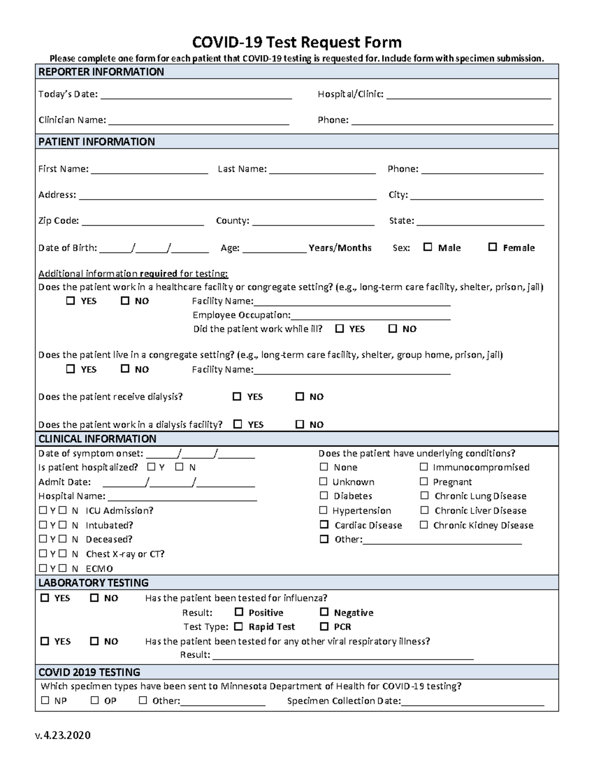 Covid Test Form To You V 4 COVID 19 Test Request Form Please covid-test-form-to-you-v-4-covid-19-test-request-form-please