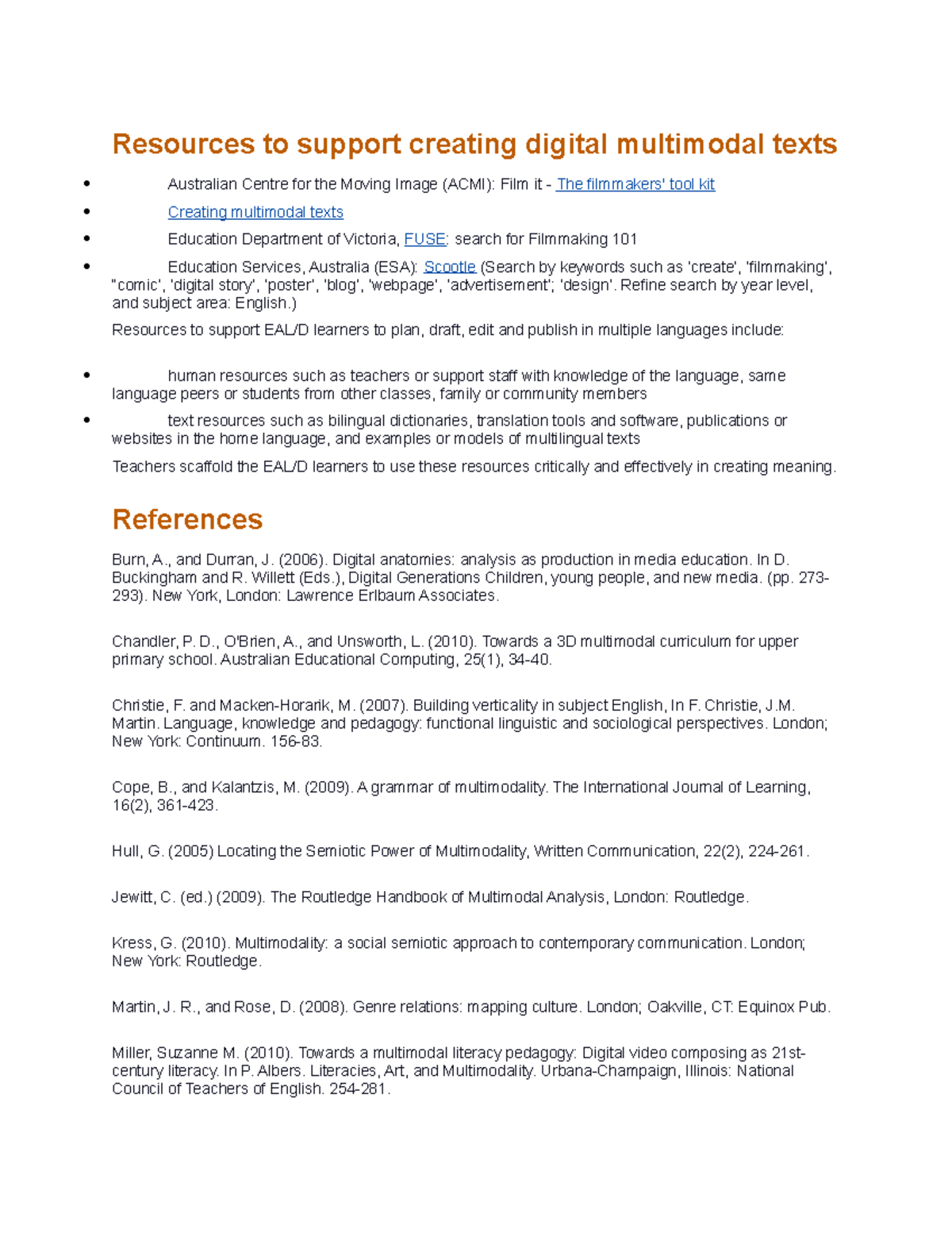 7 - it is an assignment. - Resources to support creating digital ...