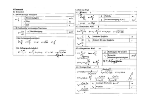 Technische Mechanik I-Formelsammlung - Technische Mechanik I - Formelsammlung Prof. Dr.-Ing ...