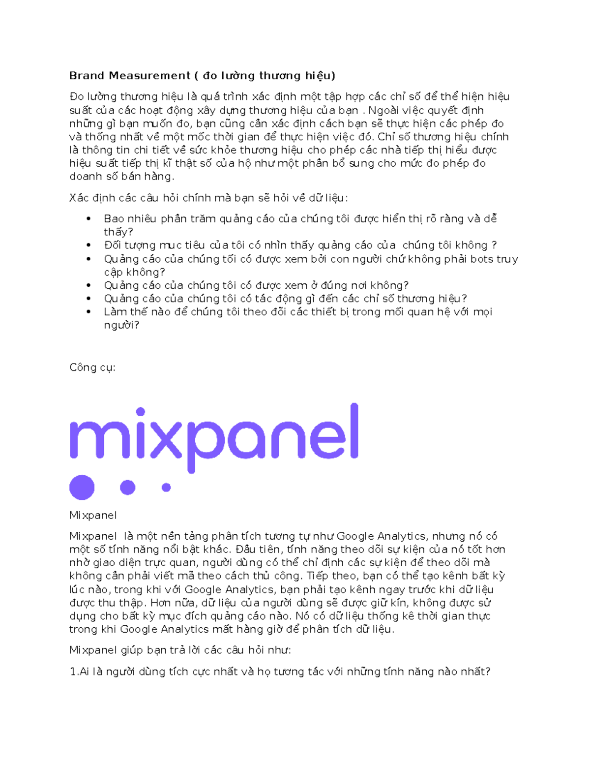 Brand Measurement - HJGHK - Brand Measurement ( đo lường thương hiệu ...