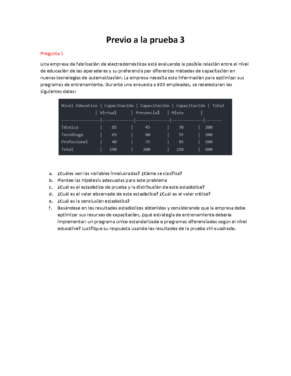 Previo a la prueba 3 - ........................................... - Previo a la prueba 3 ...