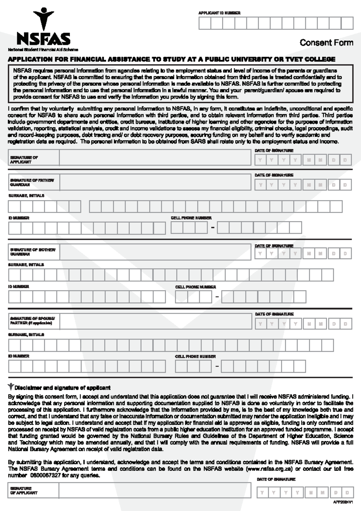 Consent FORM - CMY1501 - Studocu