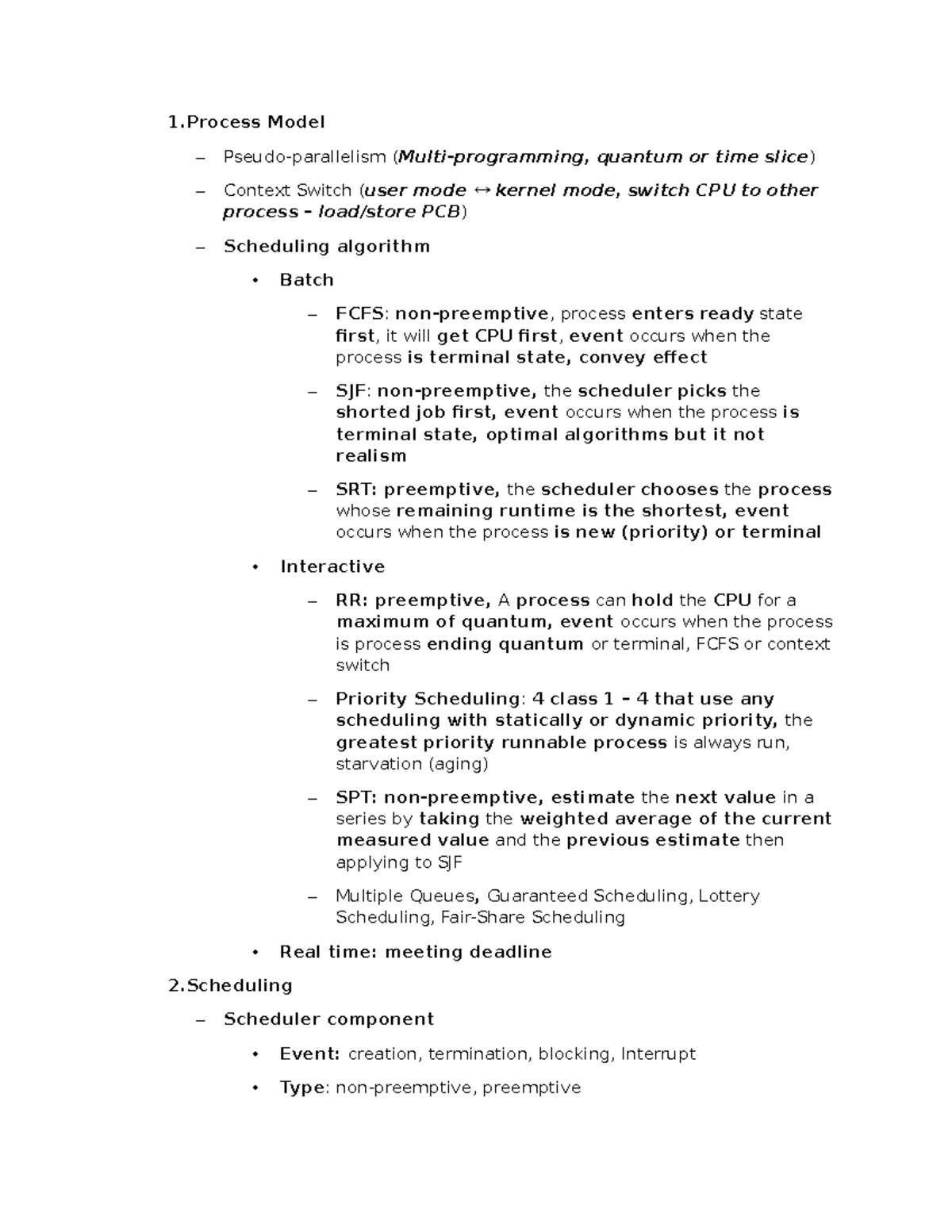 Chapter 2 - Normal - 1 Model - Pseudo-parallelism (Multi-programming ...