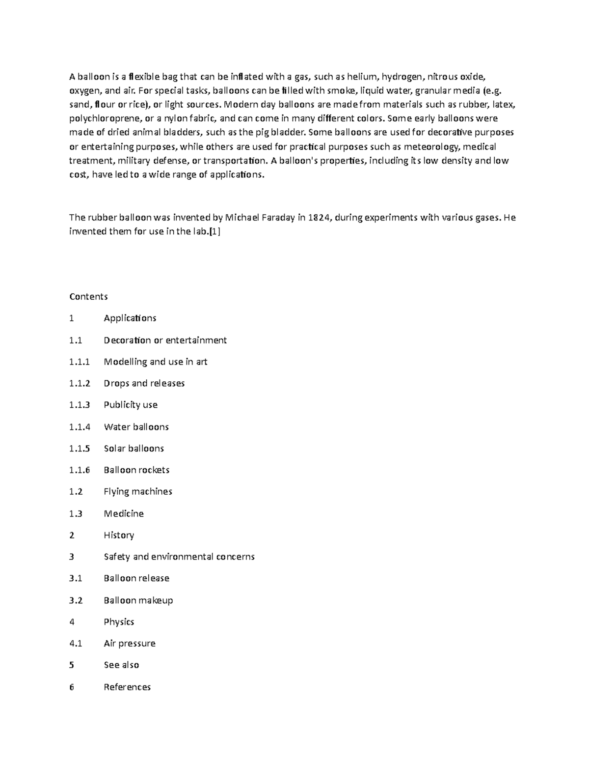 Balloon History and the different types of balloon - A balloon is a ...